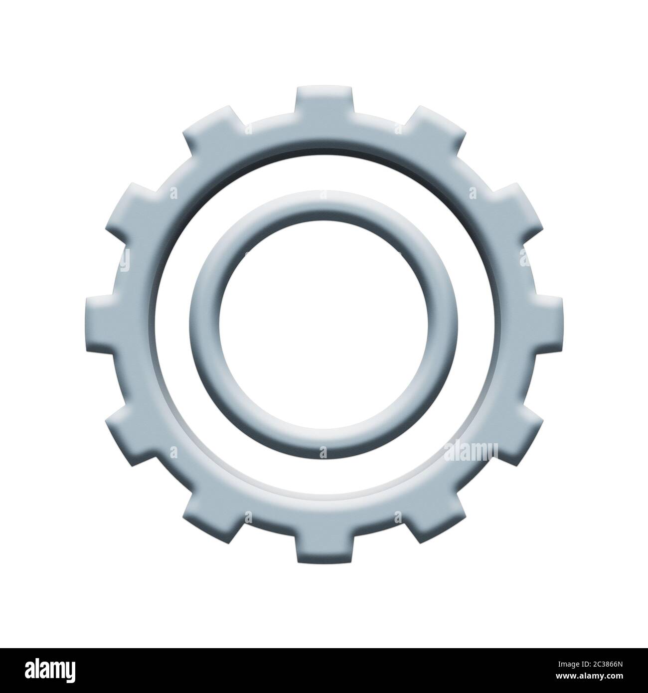Cogwheel, Gear Icon. Cog Wheel Mechanism Isolated On White Background ...