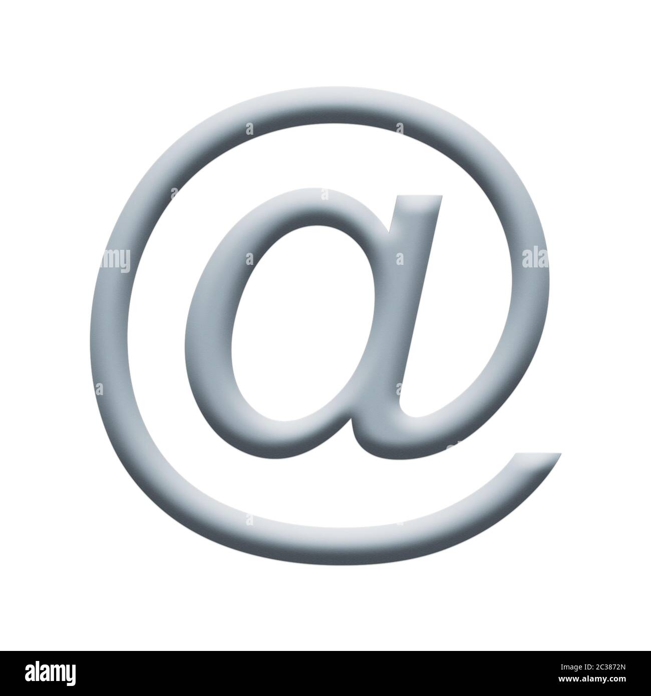Email Symbol Monkey Icon Isolated On White Background Stock Photo - Alamy