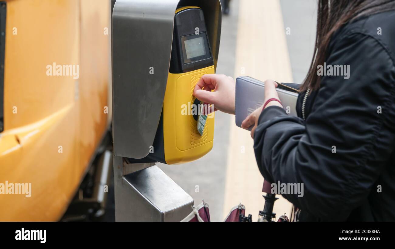 Validate metro ticket portugal hi-res stock photography and images - Alamy