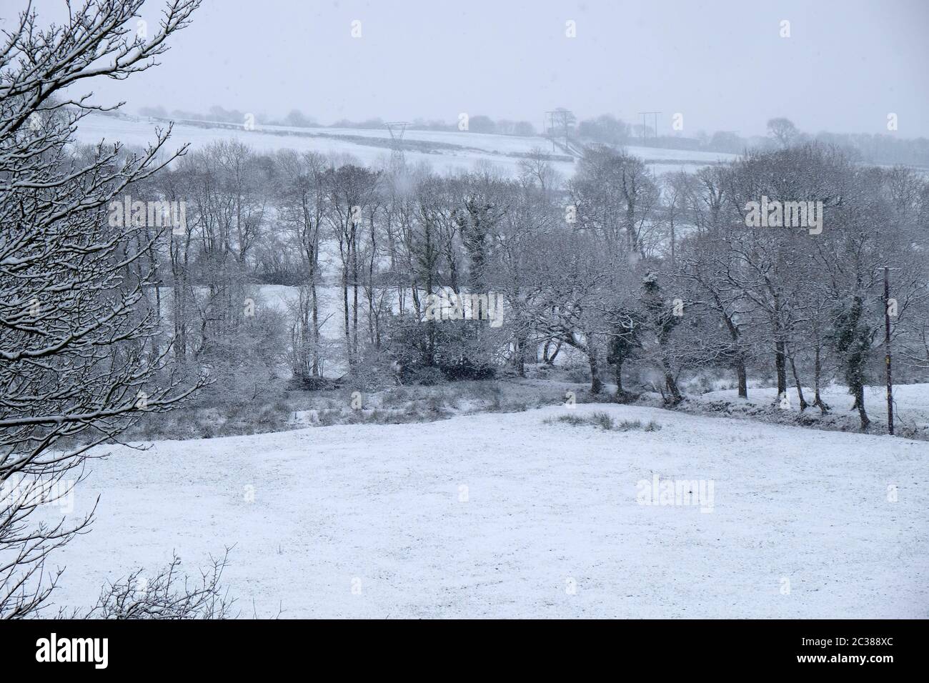 Welsh snow scene hi-res stock photography and images - Alamy