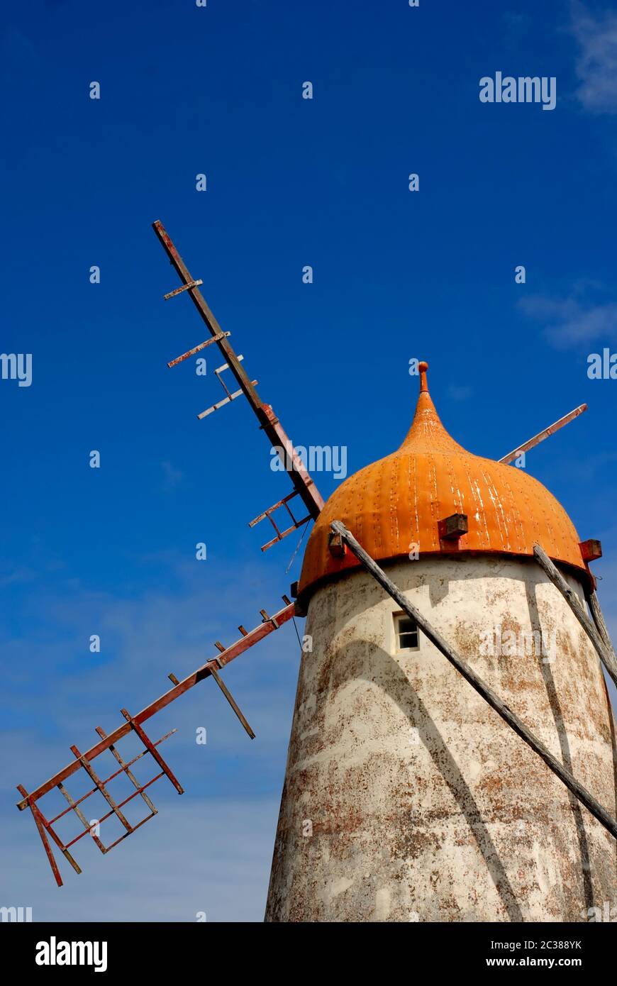 azores ancient windmill at sao miguel island Stock Photo - Alamy
