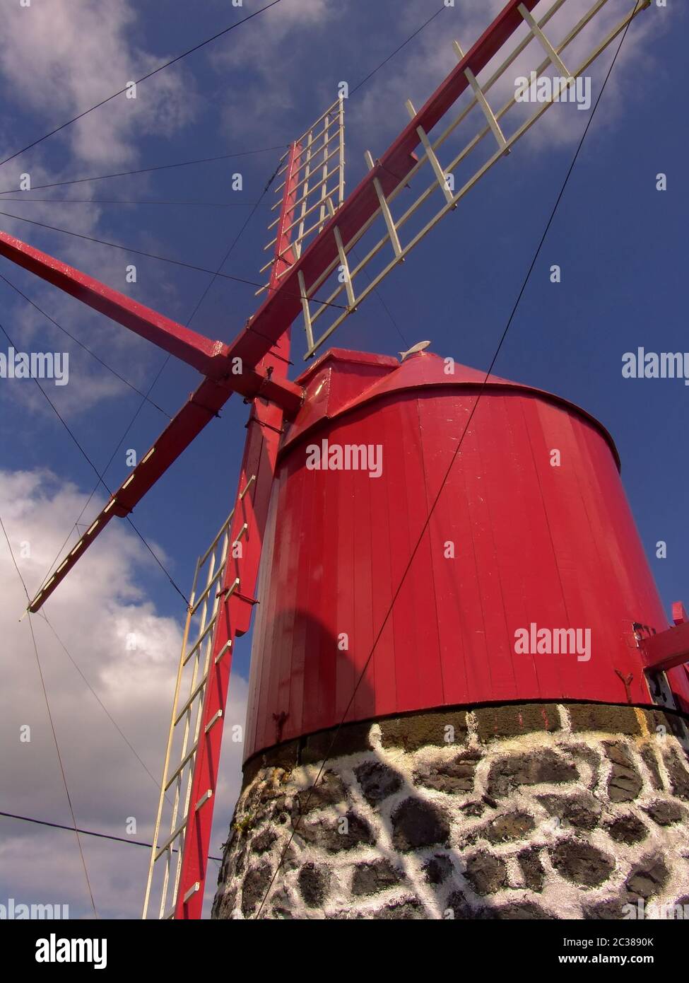 azores ancient windmill Stock Photo - Alamy