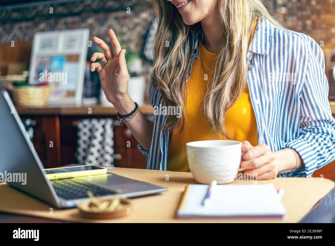 Beautiful girl having video using hi-res stock photography and images ...