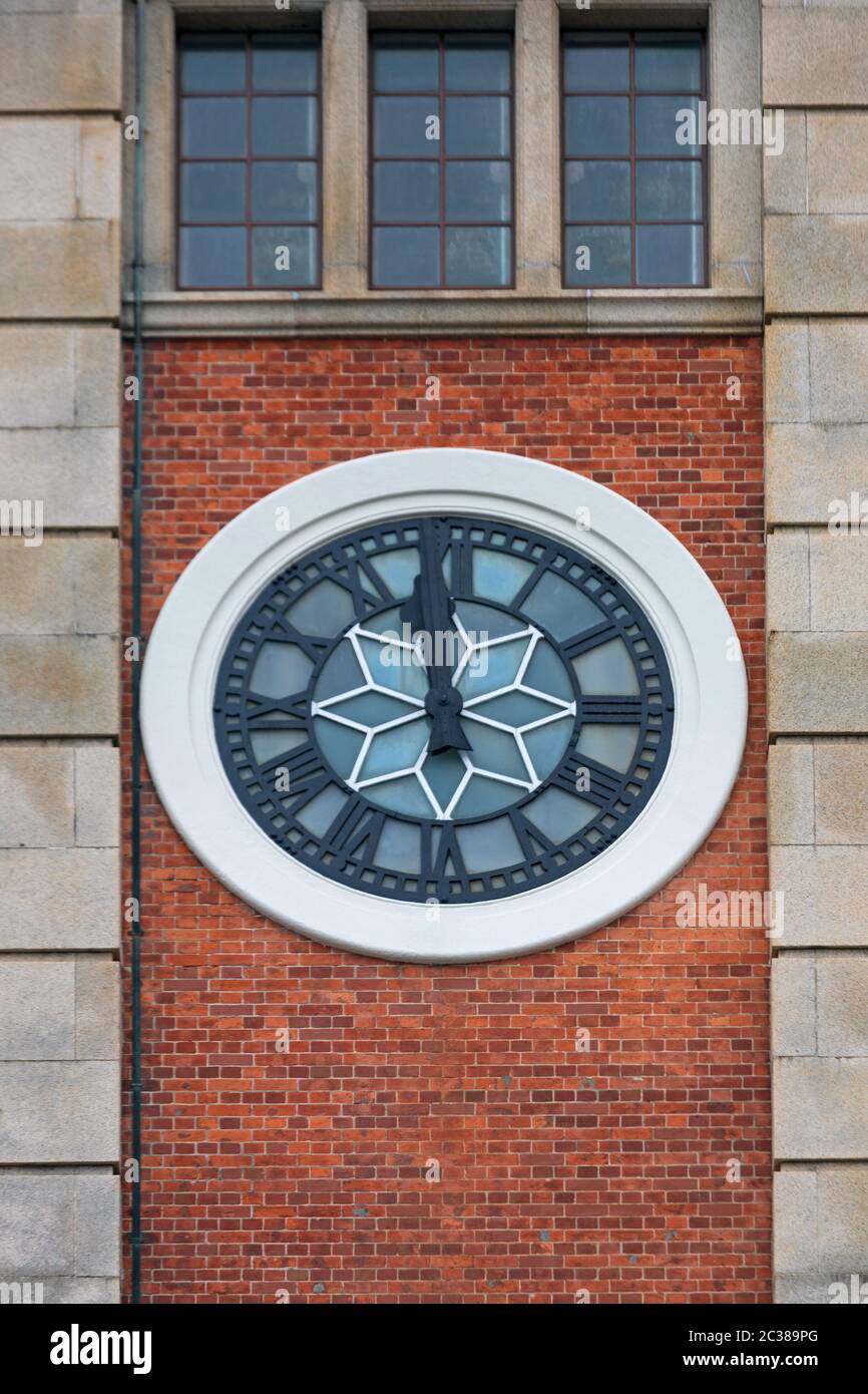 Former Kowloon Canton Railway Clock Tower Hong Kong Stock Photo - Alamy