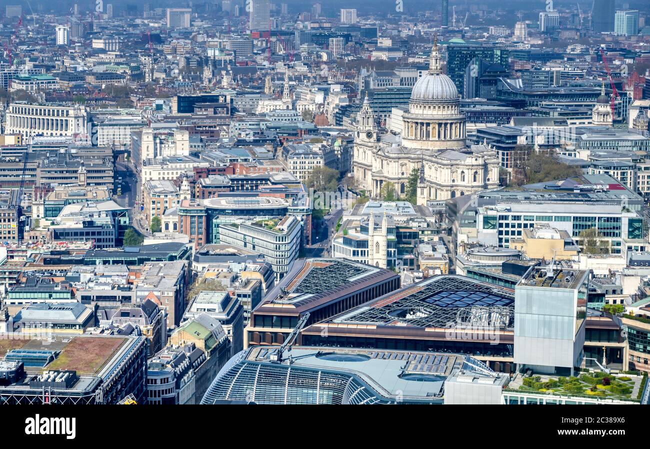 An aerial view of London, UK Stock Photo - Alamy
