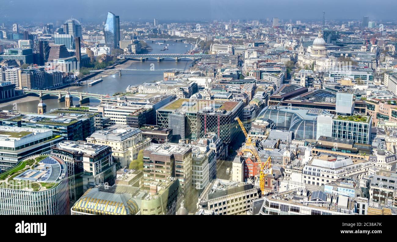 An aerial view of London, UK Stock Photo - Alamy