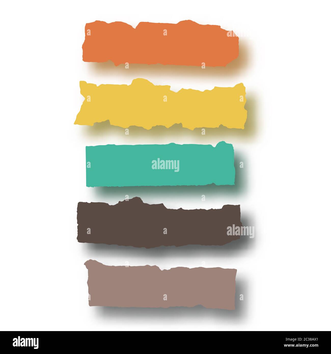 Rip paper set. Vector illustration Stock Photo - Alamy