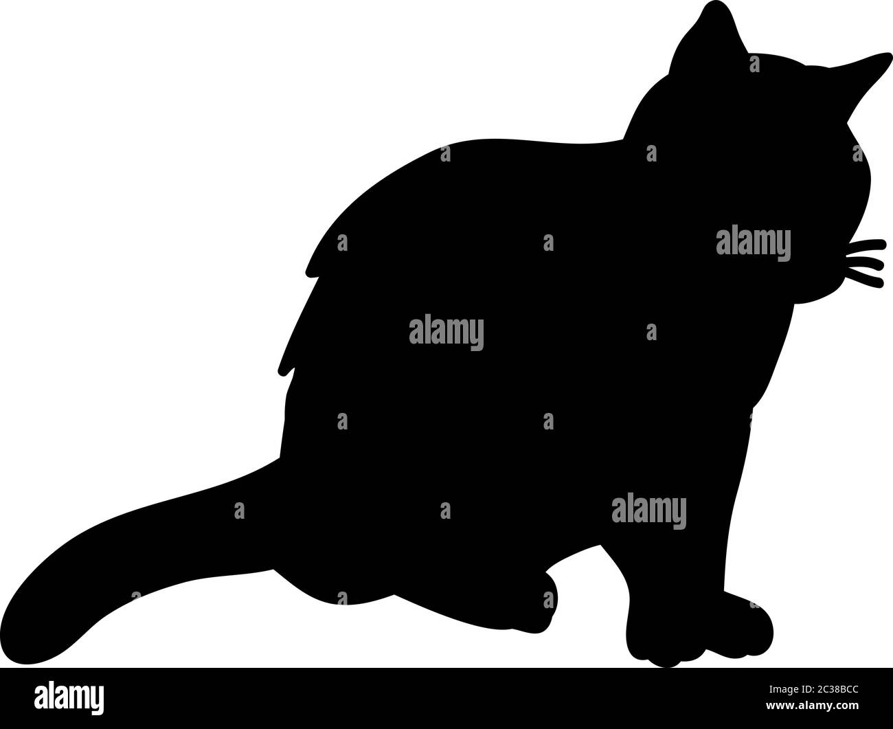 black silhouette cat sitting Stock Vector Image & Art - Alamy black silhouette cat sitting Stock Vector Image & Art - Alamy