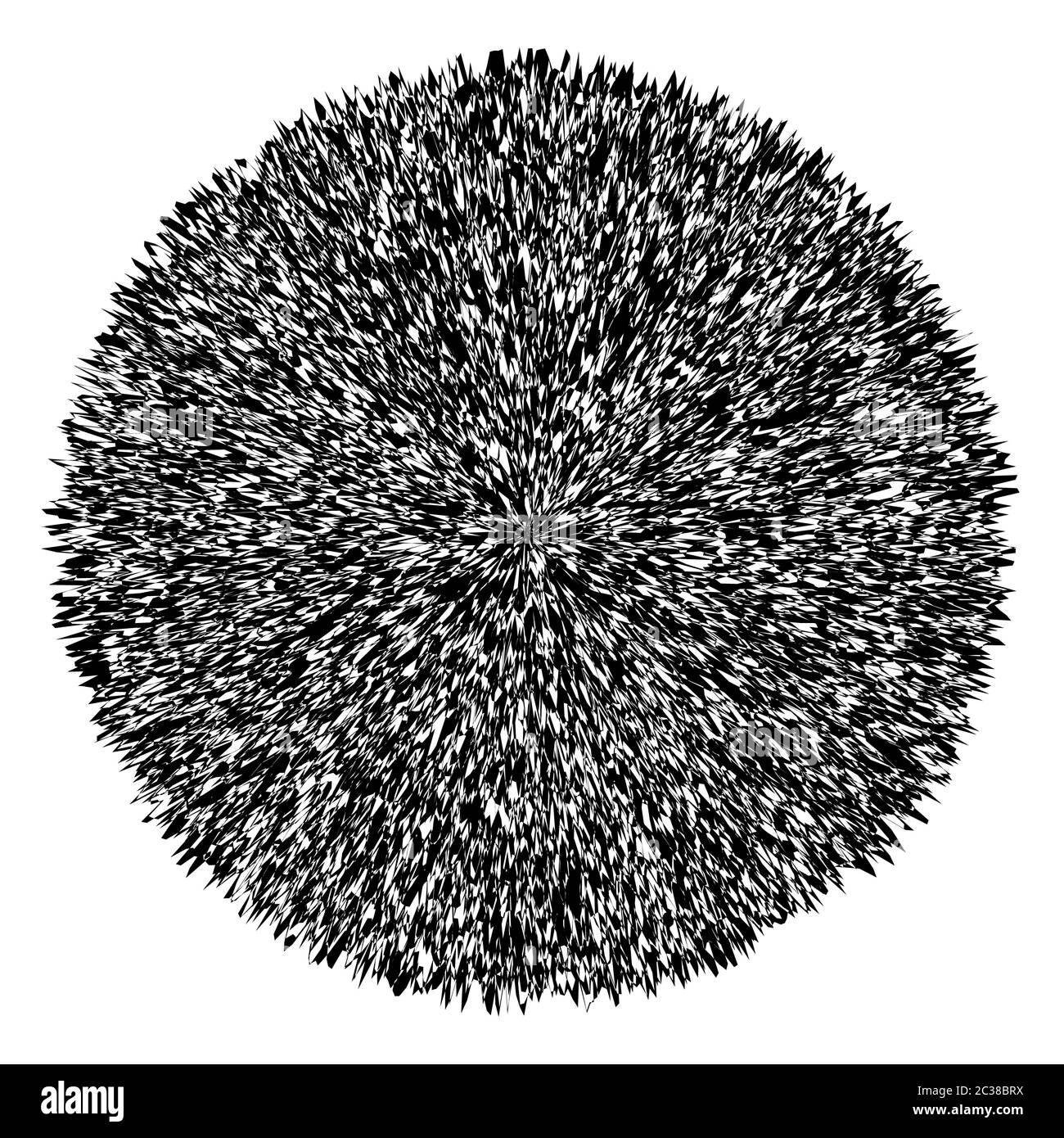 Black and white explosion background. Vector illustration Stock Photo ...