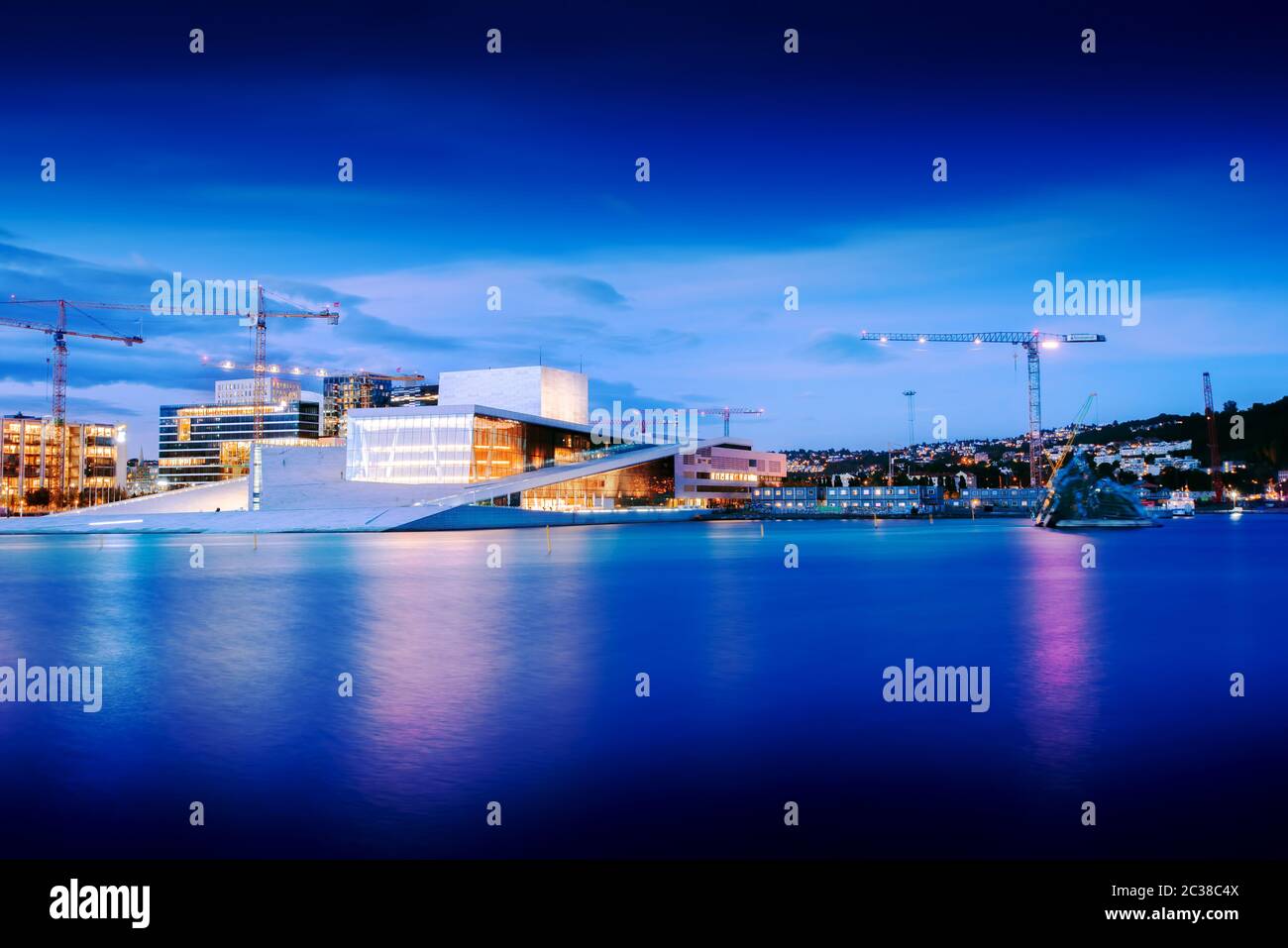 Oslo Opera House Night View High Resolution Stock Photography and ...