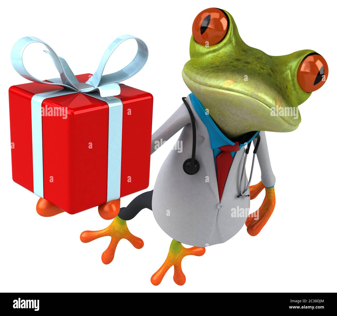 Frog doctor - 3D Illustration Stock Photo - Alamy