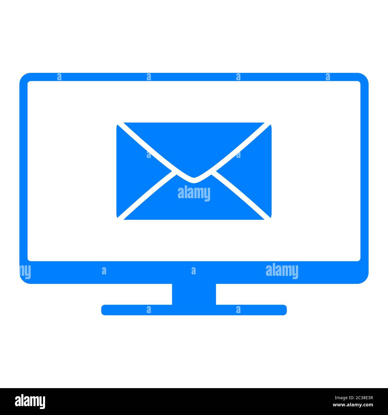 Envelope and screen Stock Photo - Alamy