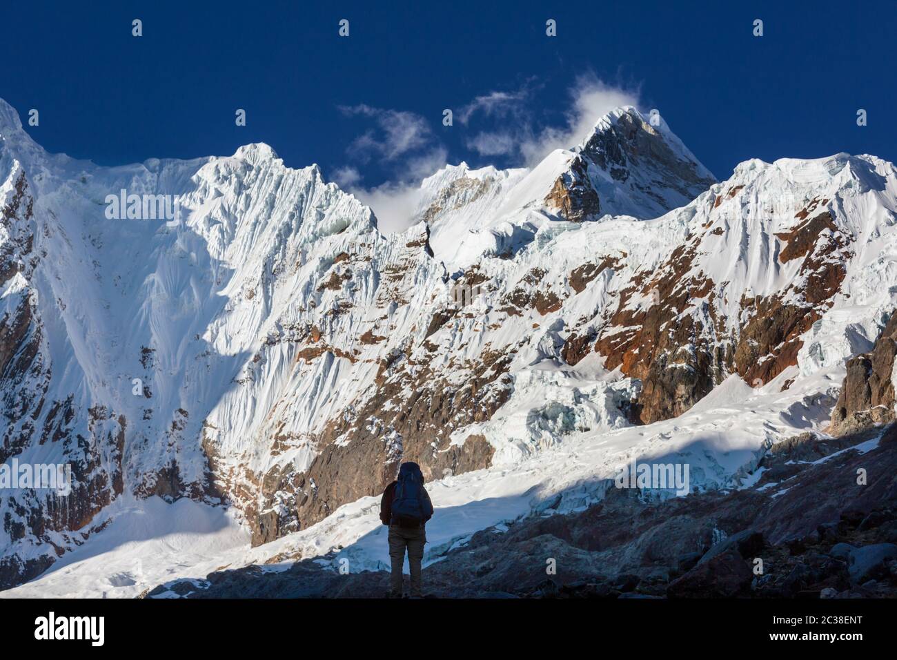 Hike in Peru Stock Photo - Alamy