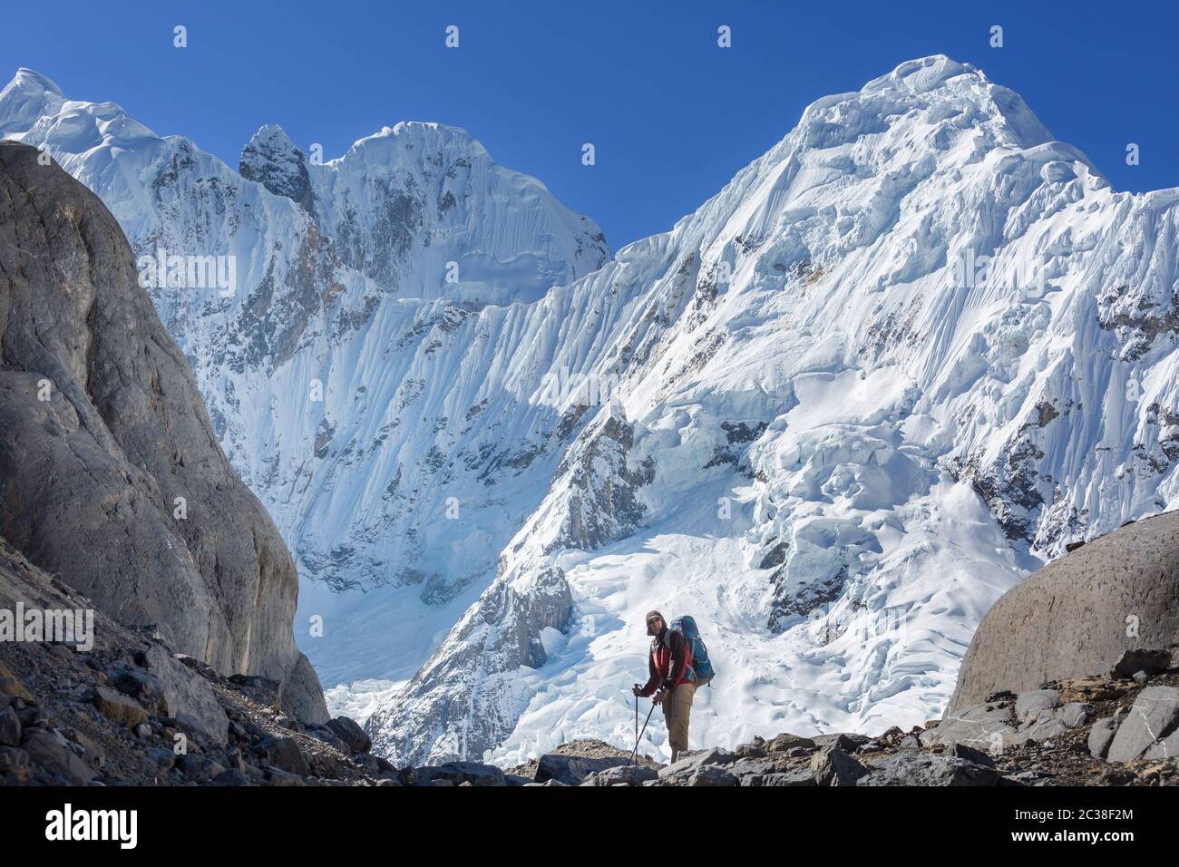 Hike in Peru Stock Photo - Alamy