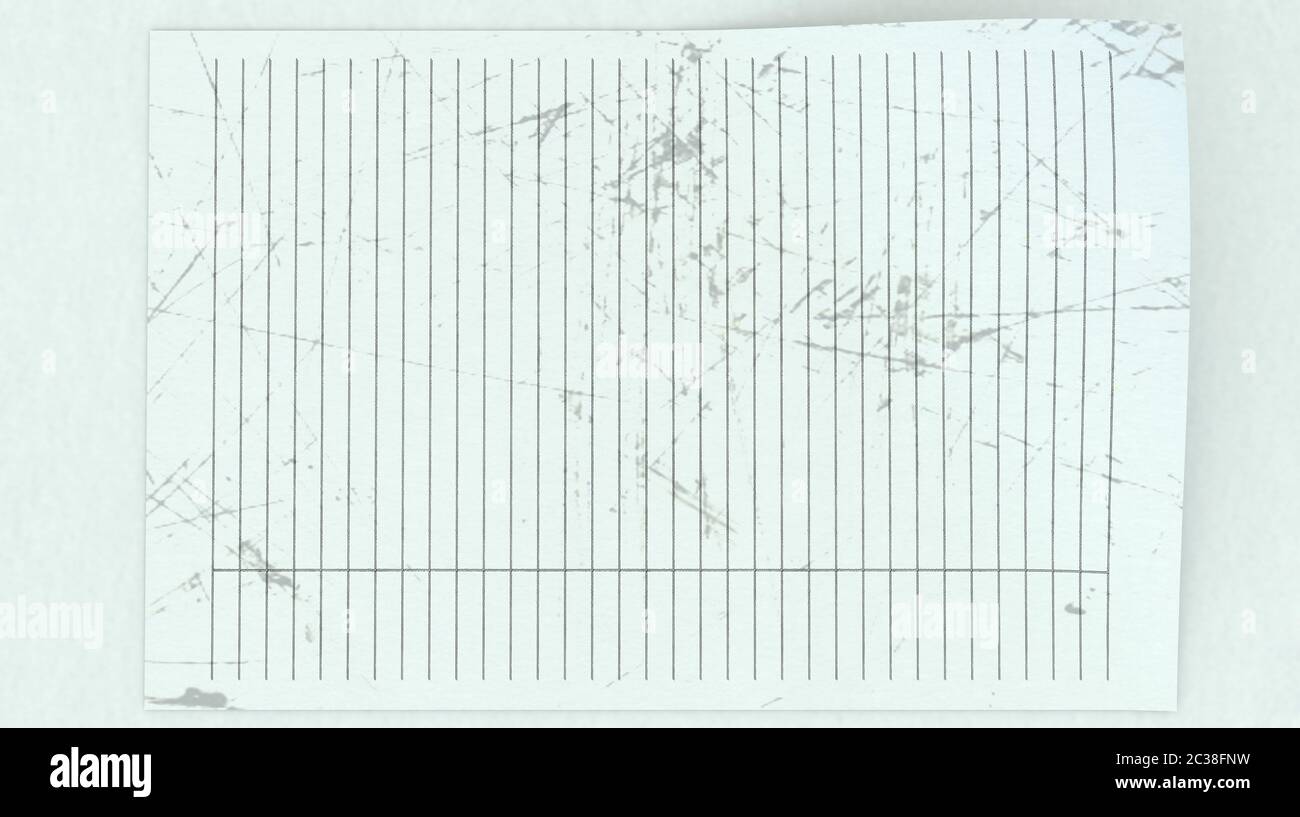 The 3d rendering of paper with line marked there Stock Photo - Alamy