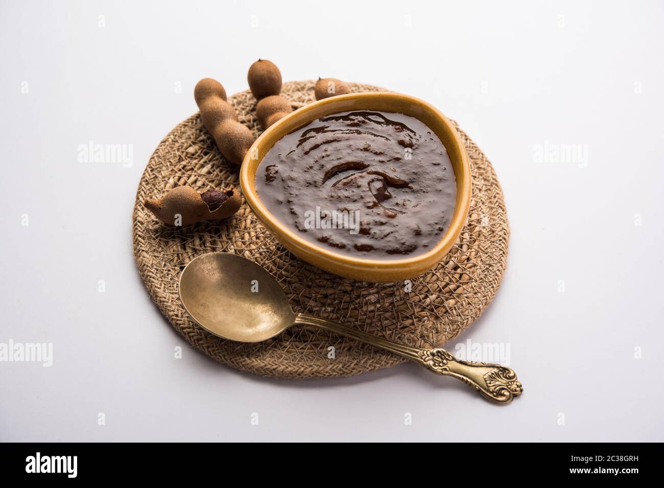 Tamarind Or Imli Fresh Puree, Paste from Pulp Stock Photo - Alamy