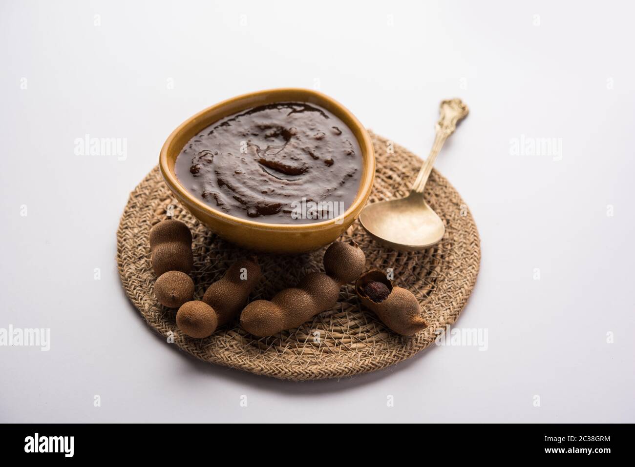 Tamarind Or Imli Fresh Puree, Paste from Pulp Stock Photo - Alamy
