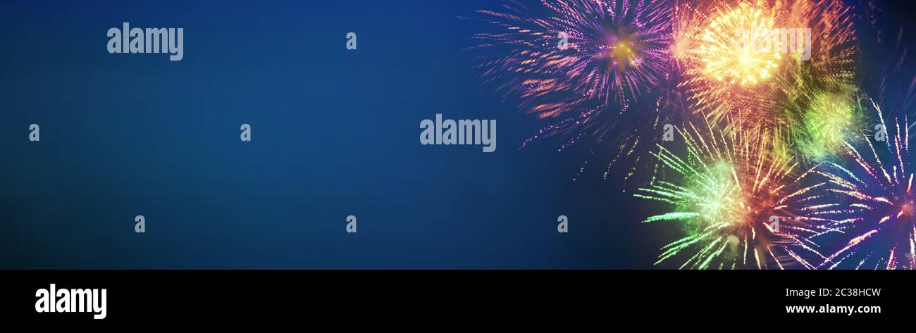 stars and lights pattern of bright sparkling colorful fireworks with ...