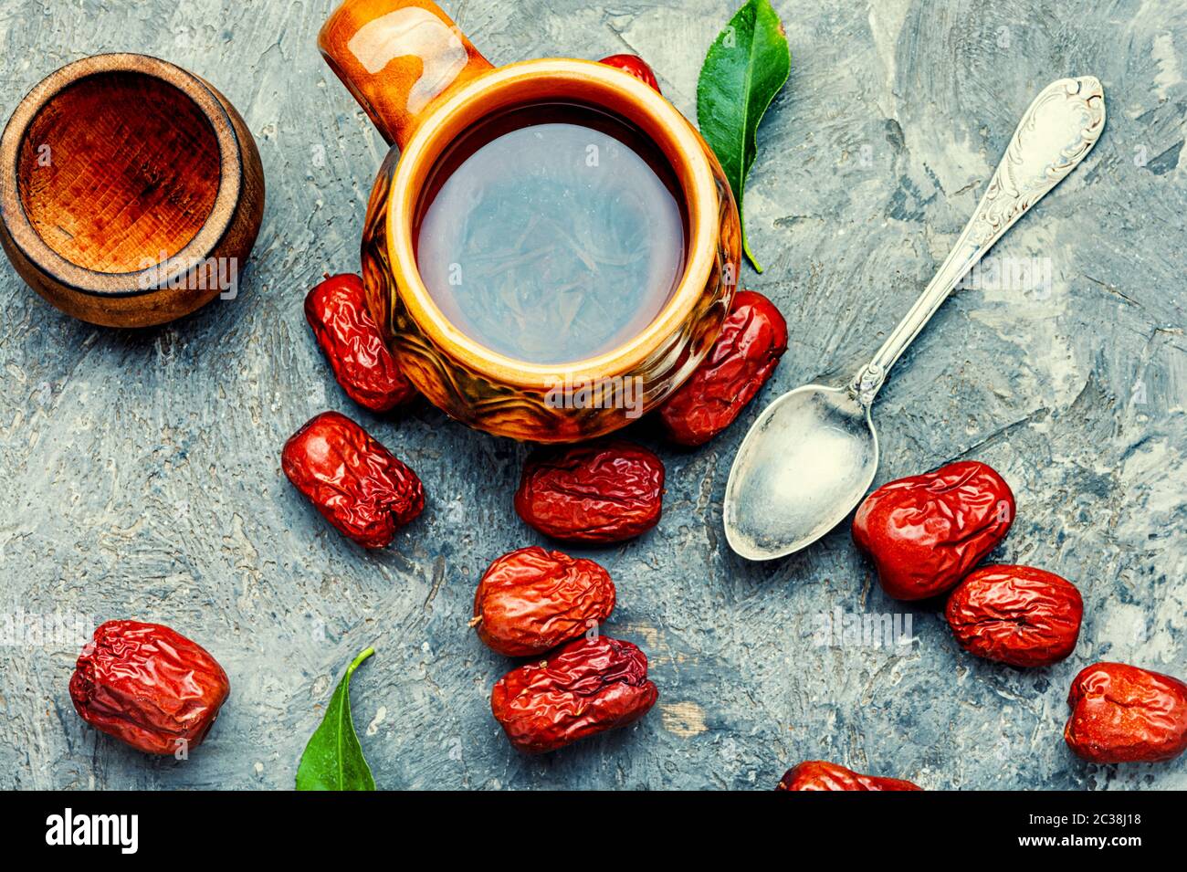 Tea from unabi or jujube.Herbal medicine.Chinese traditional medicine ...