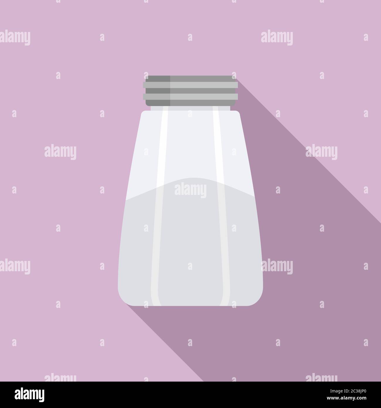 Salt pot icon. Flat illustration of salt pot vector icon for web design ...