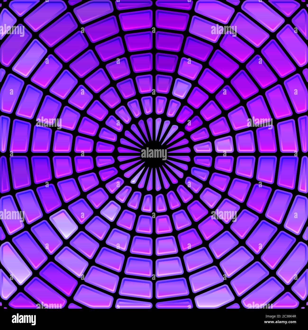 abstract stained-glass mosaic background - purple and violet Stock ...