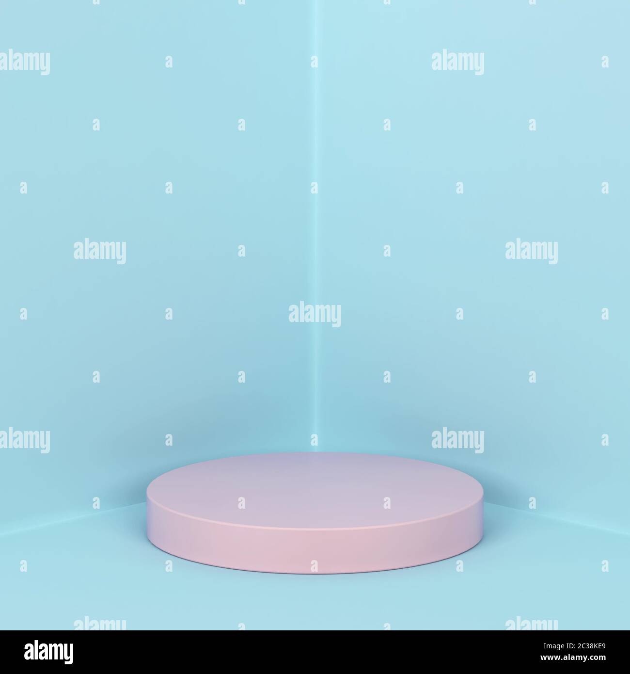 Simple podium. Showcase stand for your product. 3d illustration Stock ...