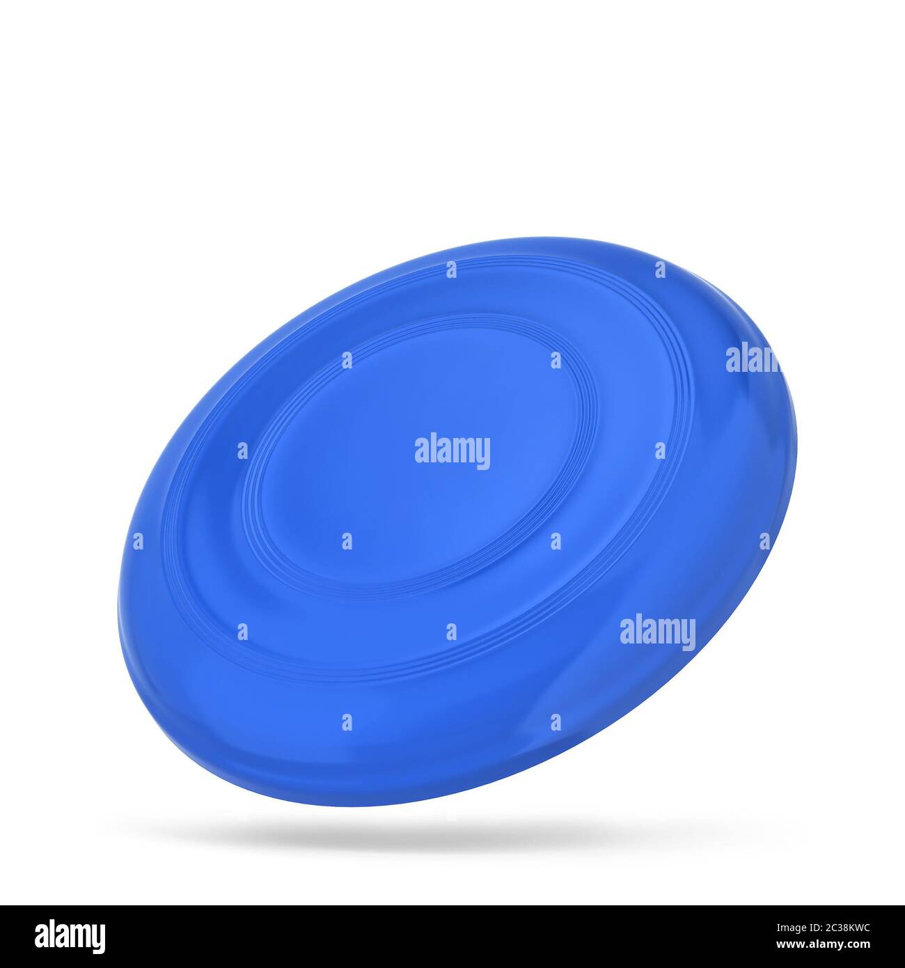 Blank frisbee mockup. 3d illustration isolated on white background ...