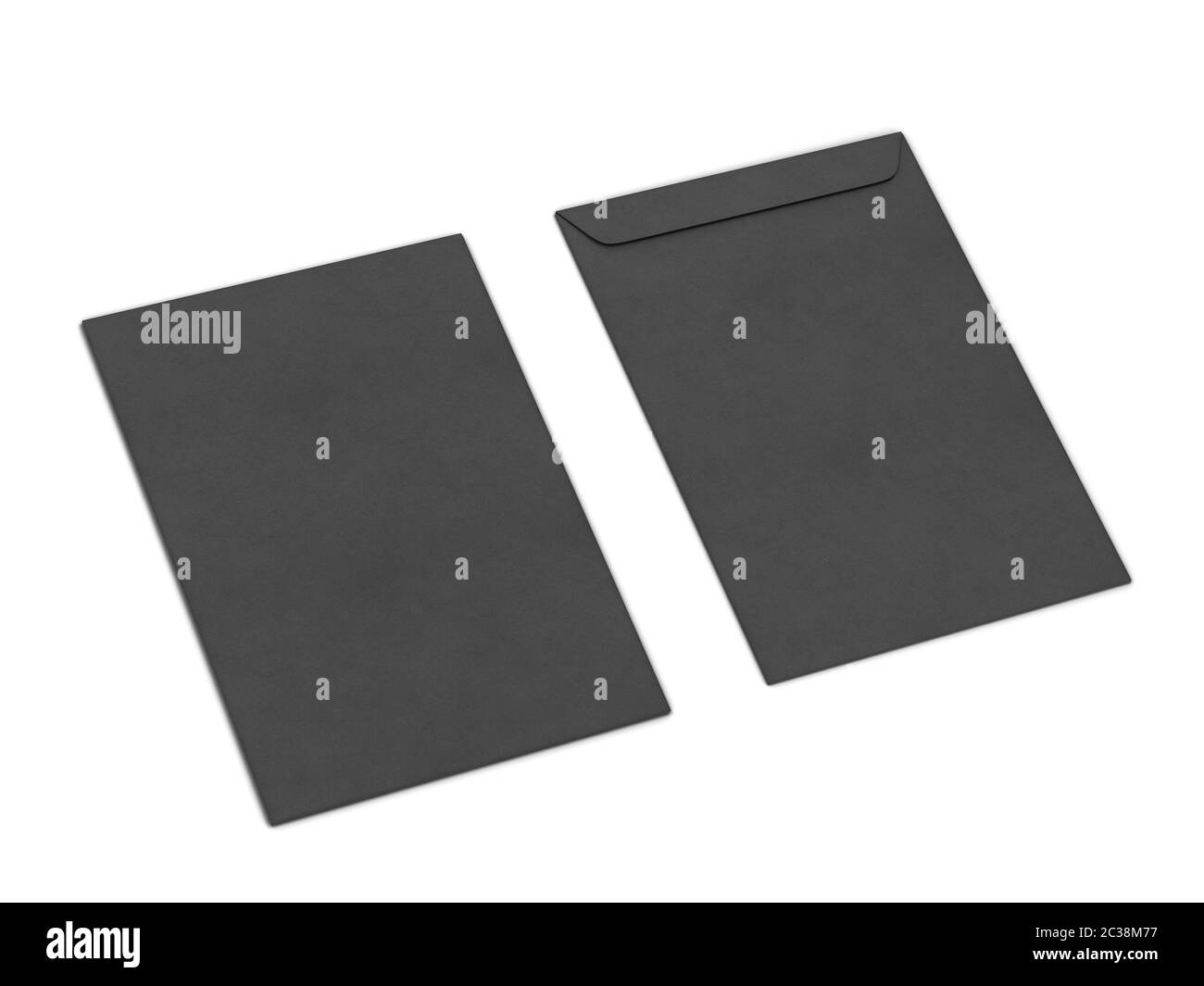 Blank paper c4 envelope. 3d illustration isolated on white background ...