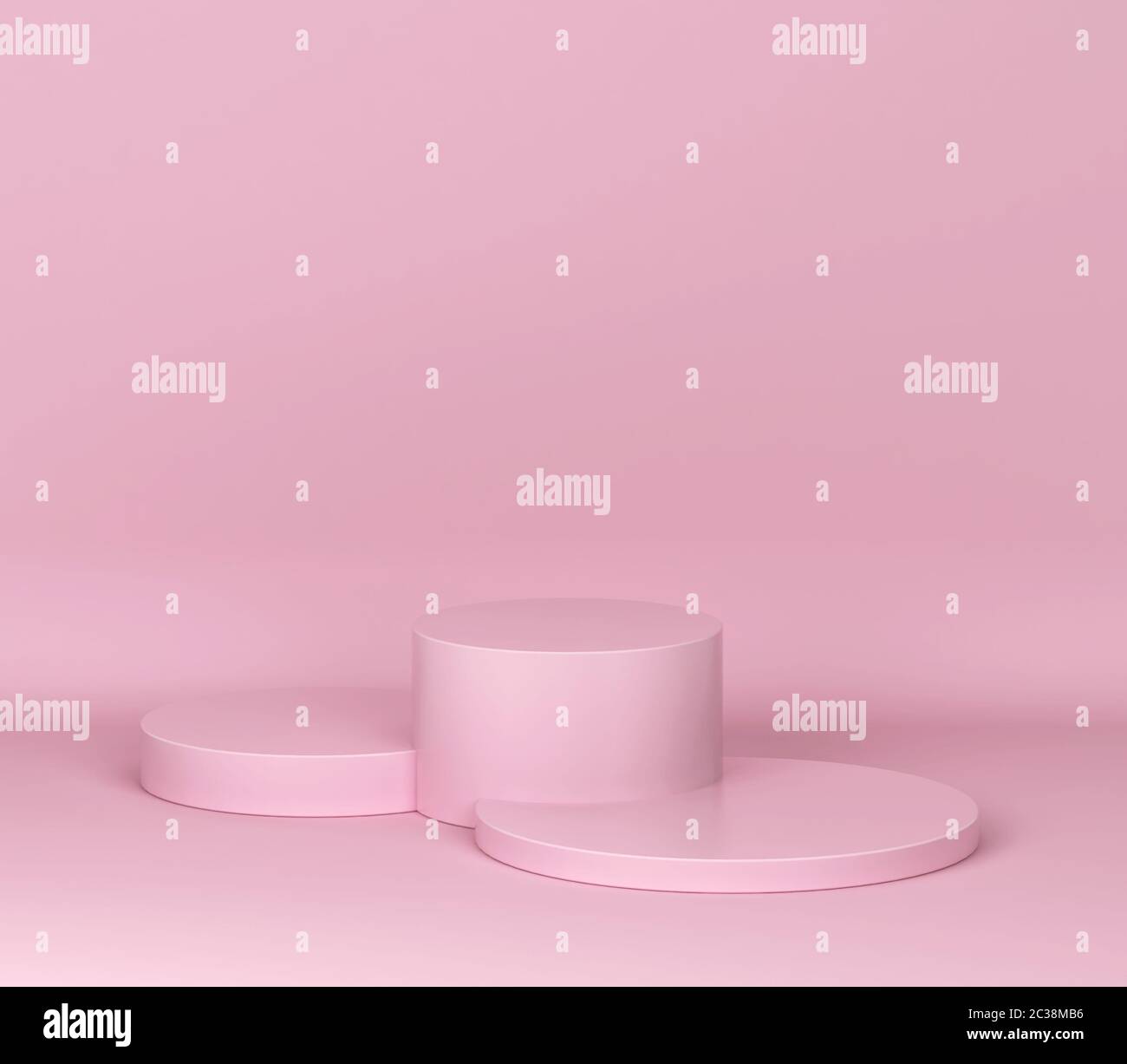 Simple podium. Showcase stand for your product. 3d illustration Stock ...