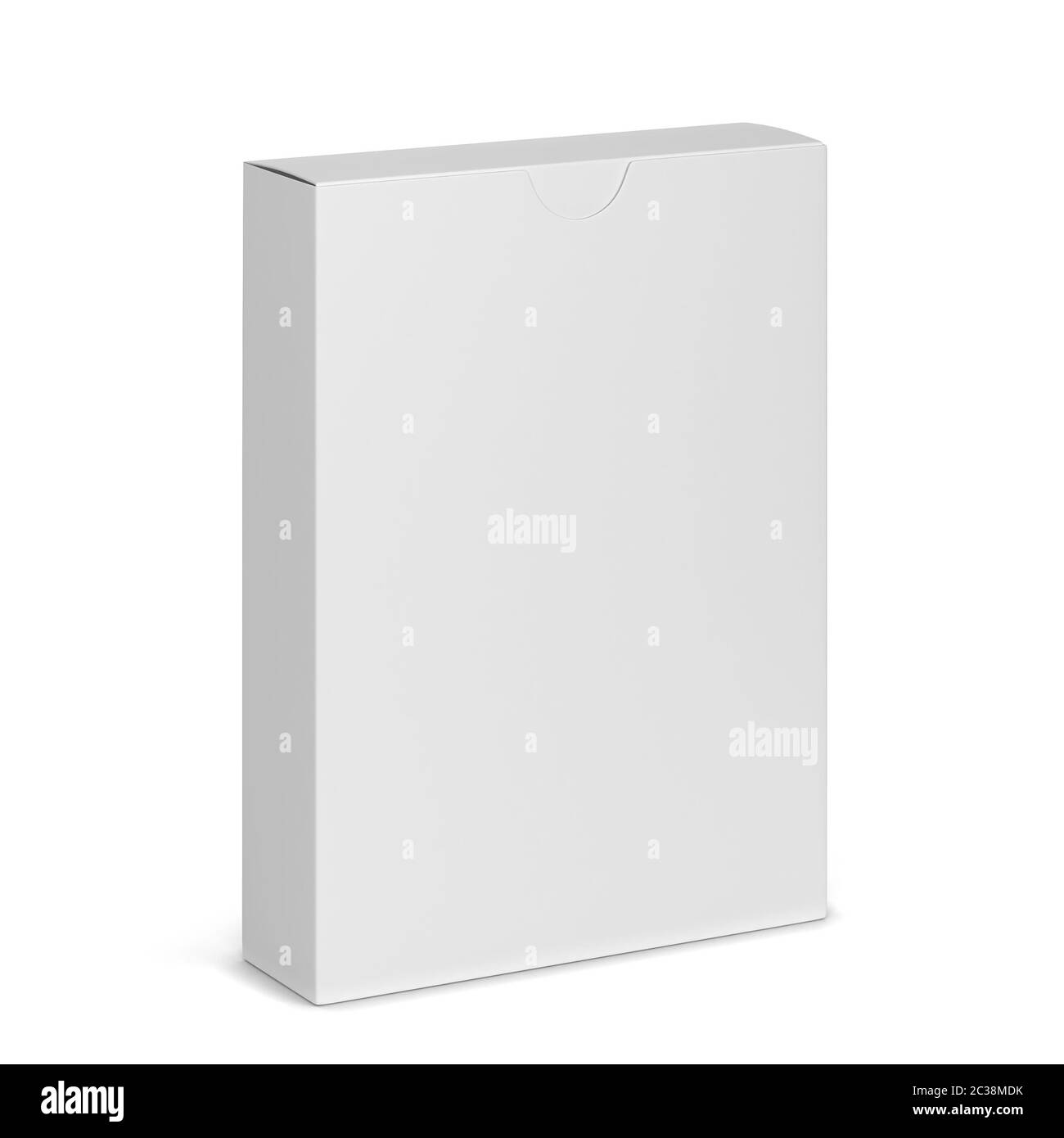 Blank box for playing cards mockup. 3d illustration isolated on white ...