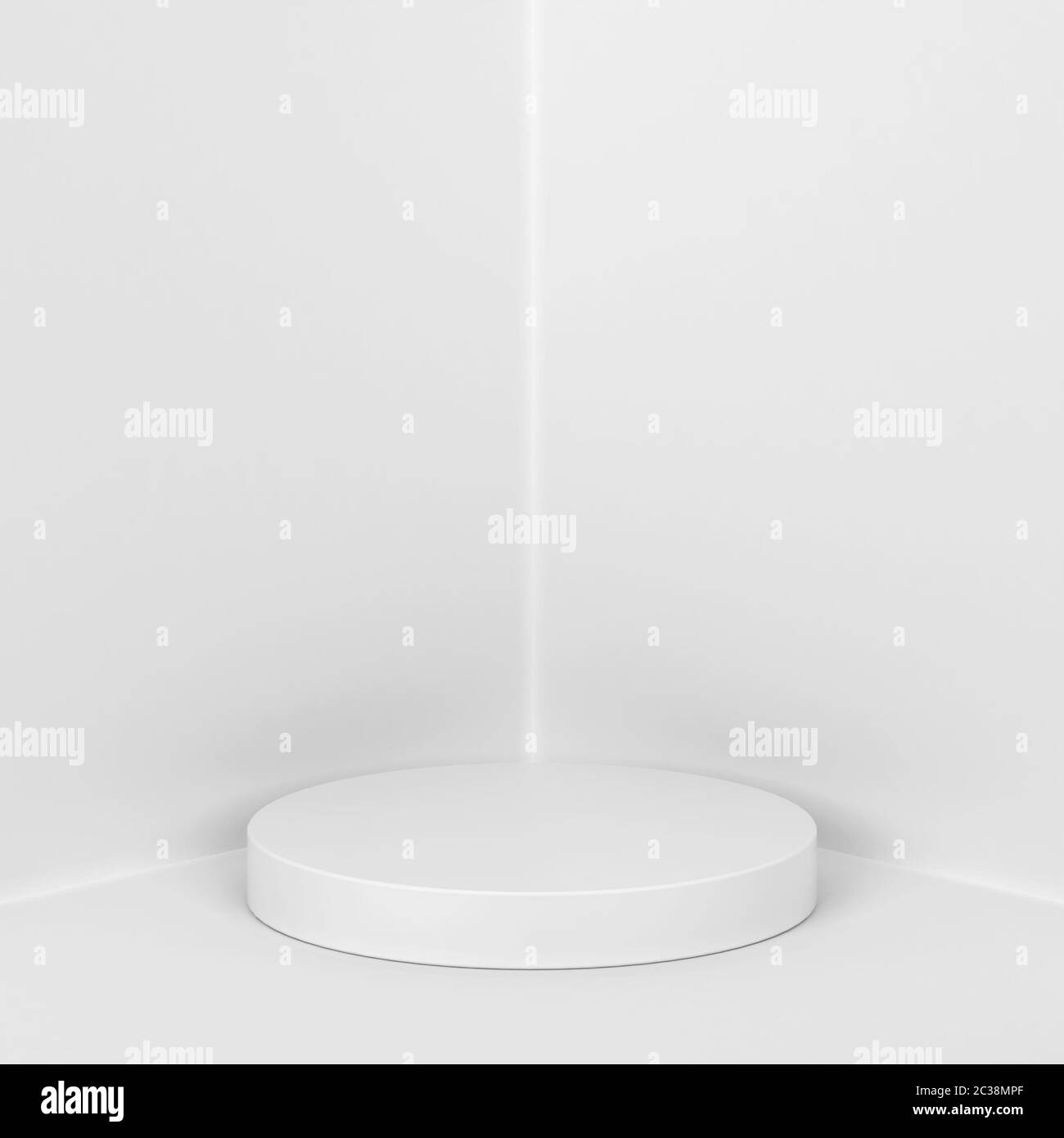 Simple podium. Showcase stand for your product. 3d illustration Stock ...