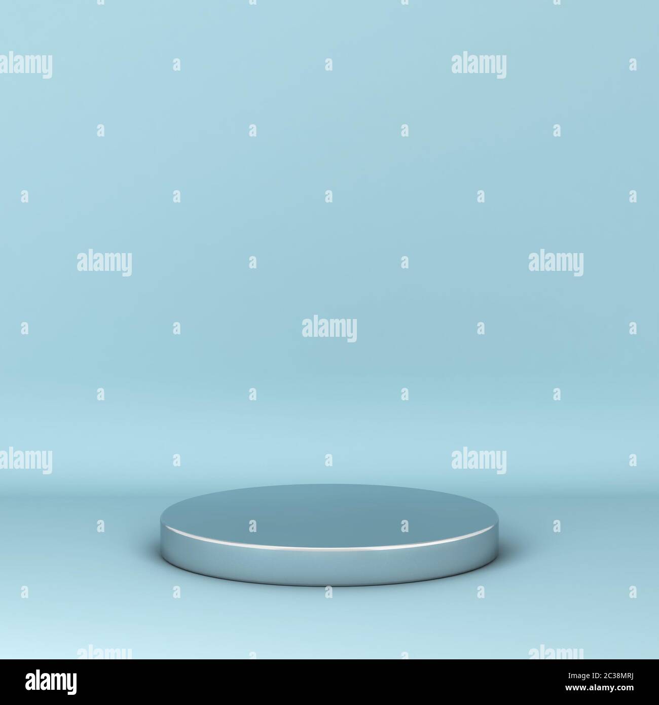 Simple podium. Showcase stand for your product. 3d illustration Stock ...