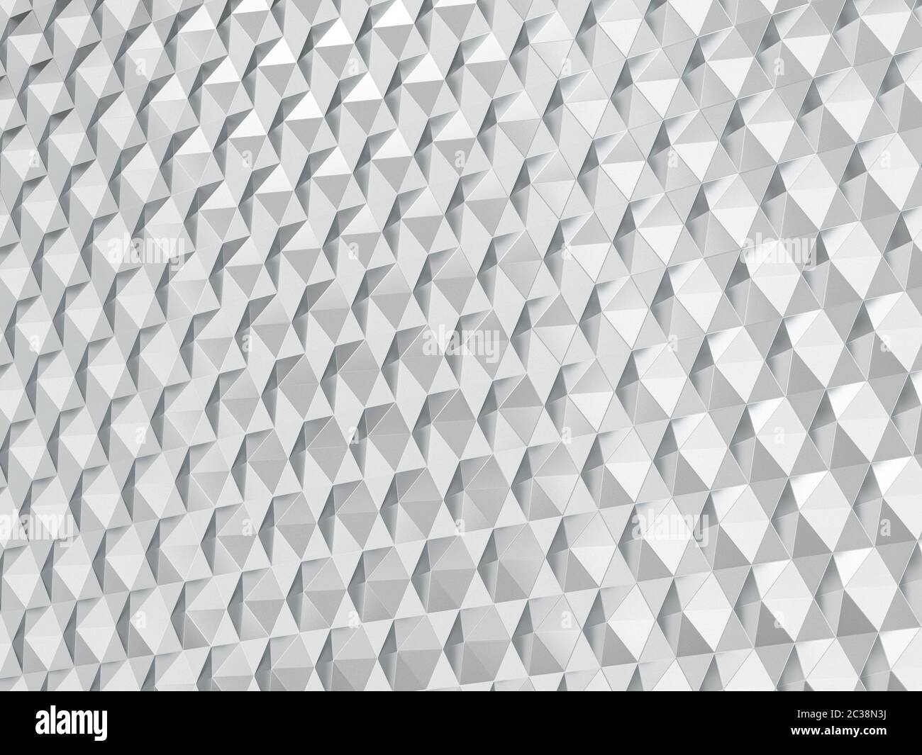 Abstract geometric pattern. 3d illustration isolated on white ...
