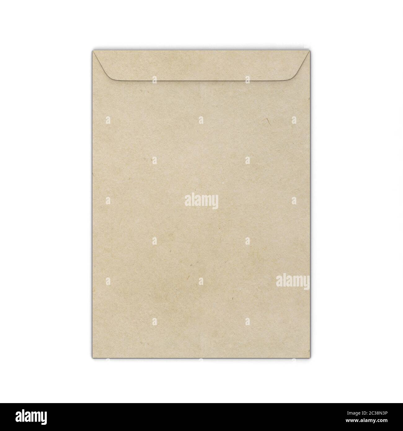 Blank paper c4 envelope. 3d illustration isolated on white background ...