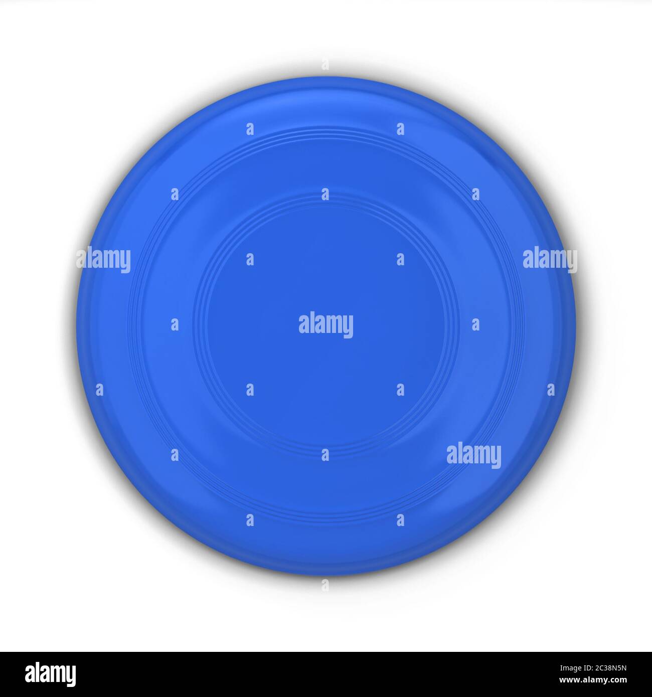 Blank frisbee mockup. 3d illustration isolated on white background ...