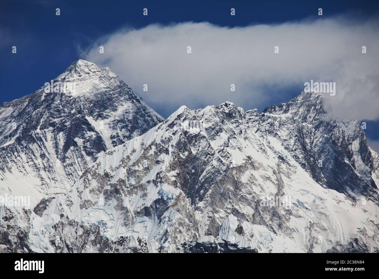 Nuptse ridge and mt everest hi-res stock photography and images - Alamy