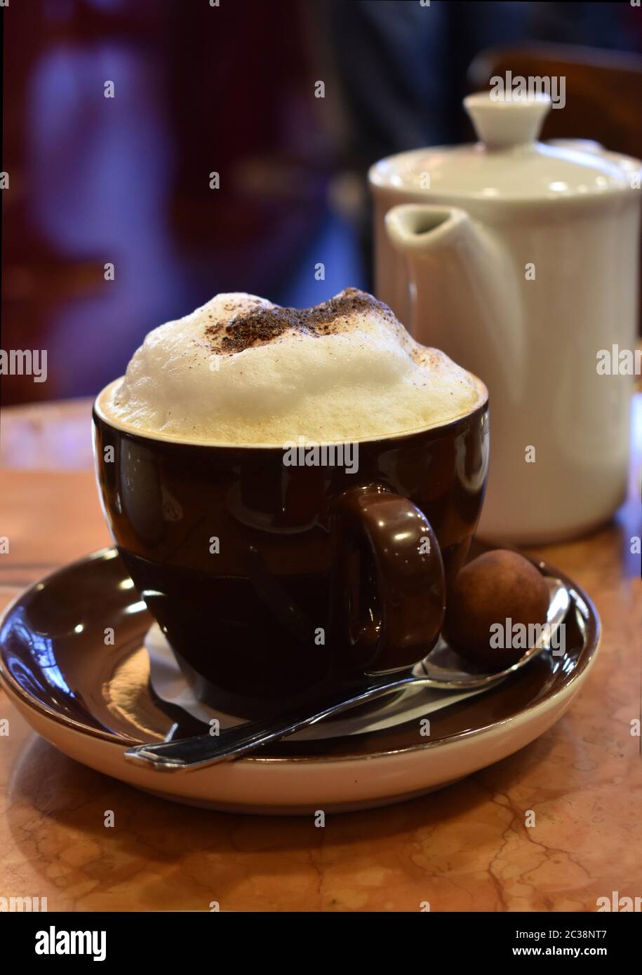 Cup of cappucino hi-res stock photography and images - Alamy