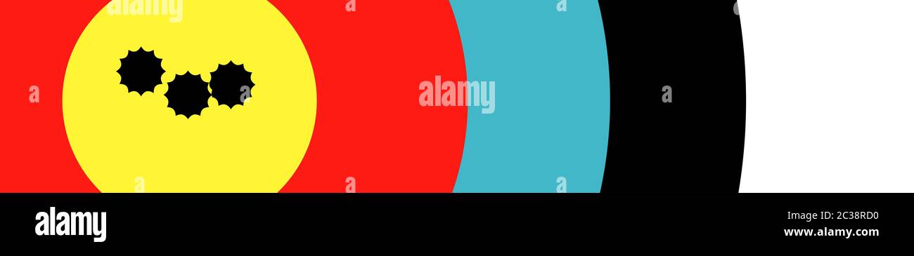 Bullseye target bullet holes hi-res stock photography and images - Alamy