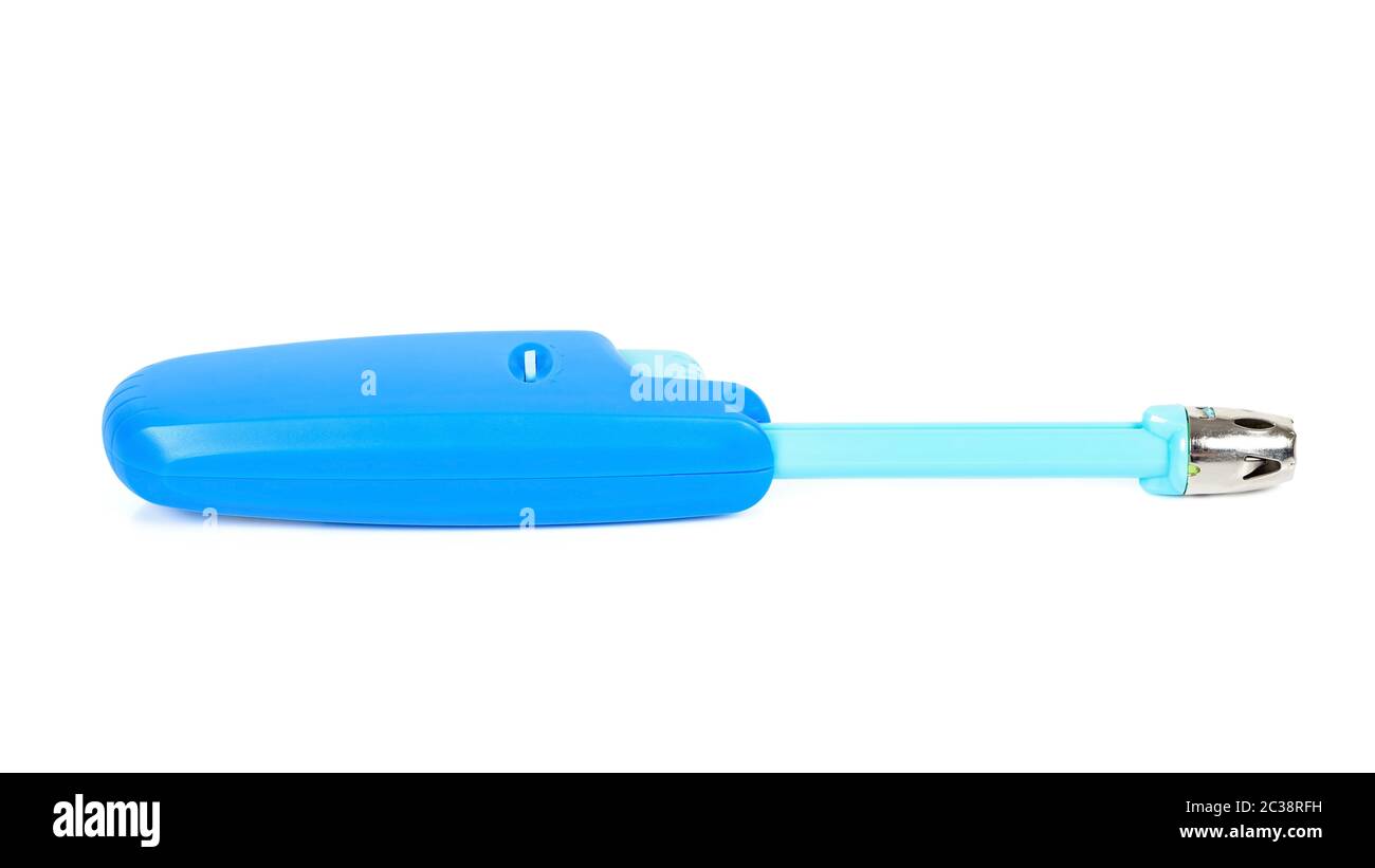 Gas lighter isolated on white background with clipping path Stock Photo ...