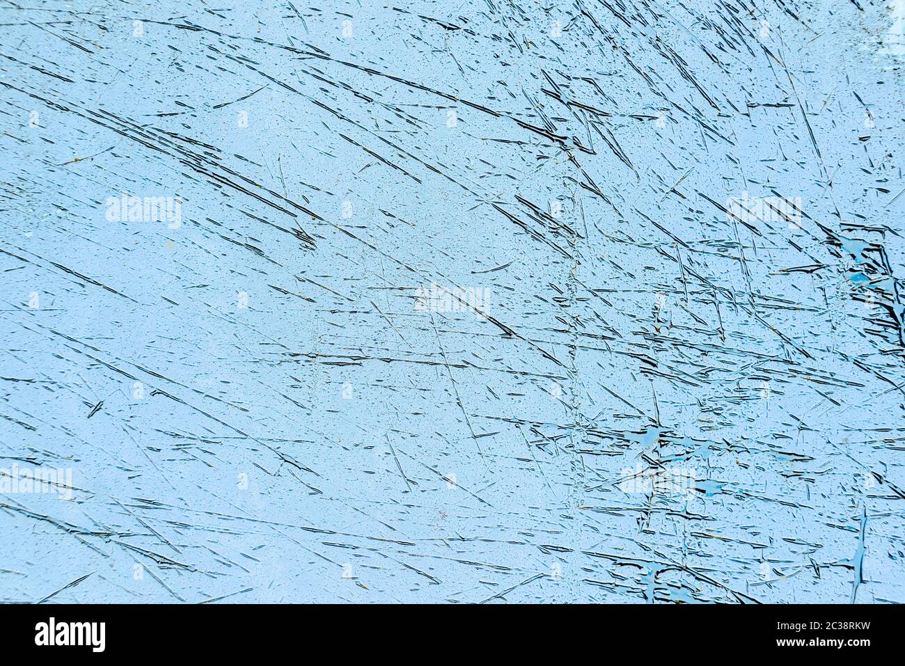 Background blue surface of wall with old paint and scratches Stock ...