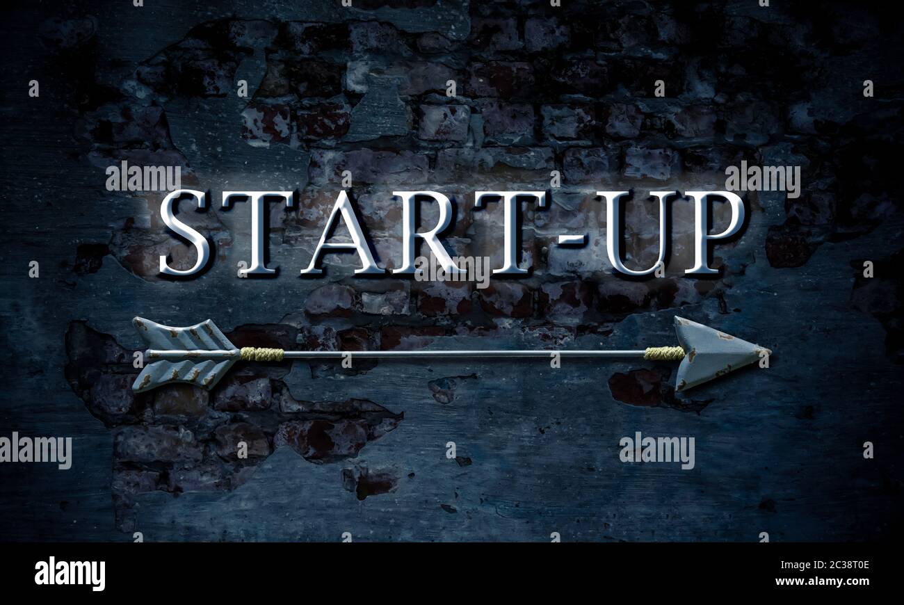 Street Sign to Start-Up Stock Photo - Alamy