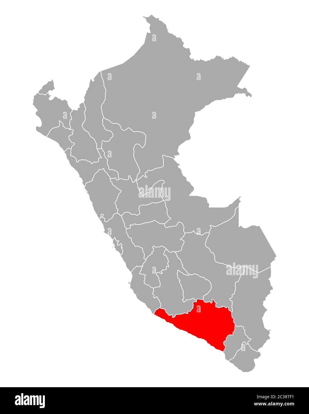 Map of Arequipa in Peru Stock Photo - Alamy