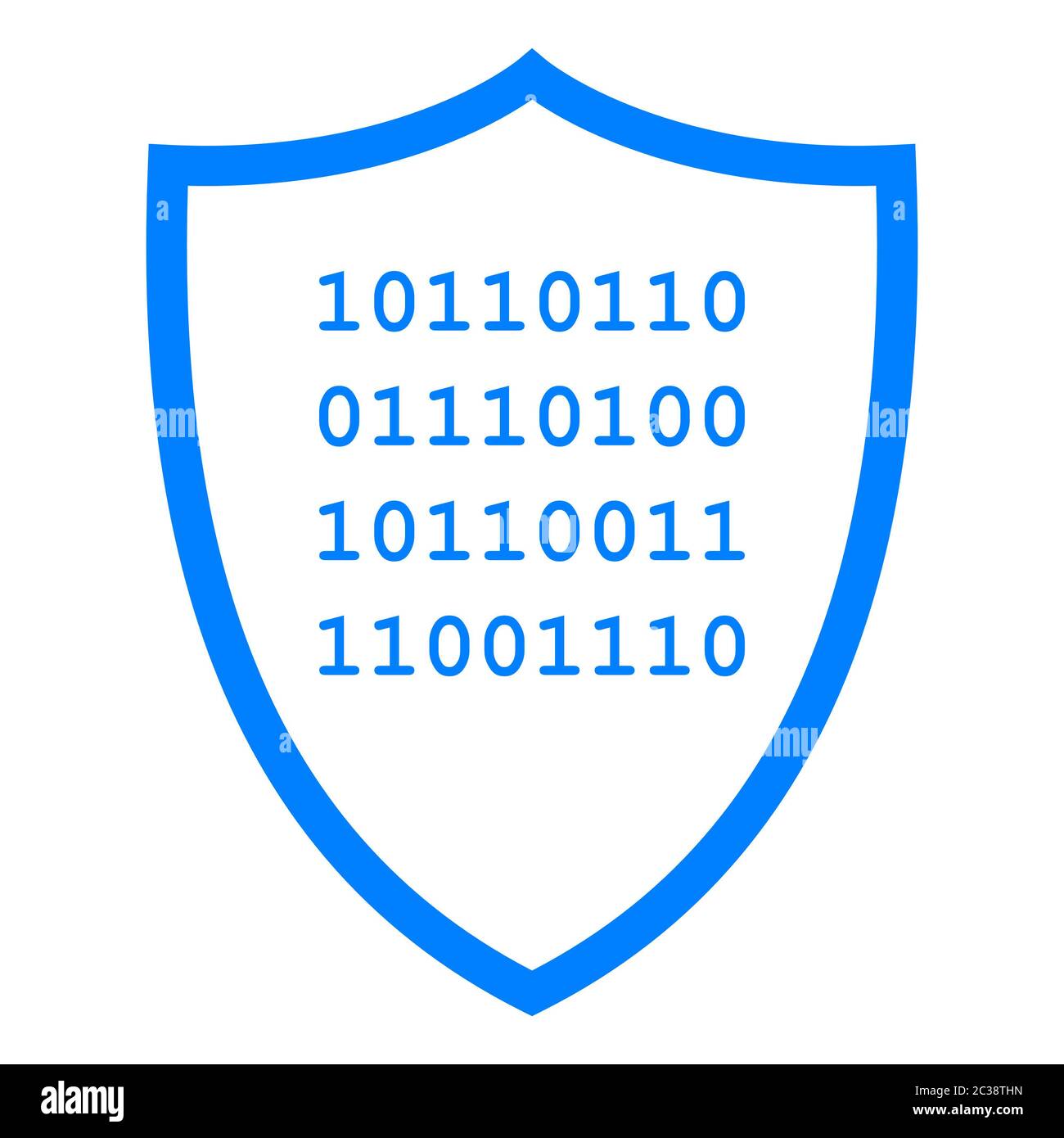 Binary shield hi-res stock photography and images - Alamy