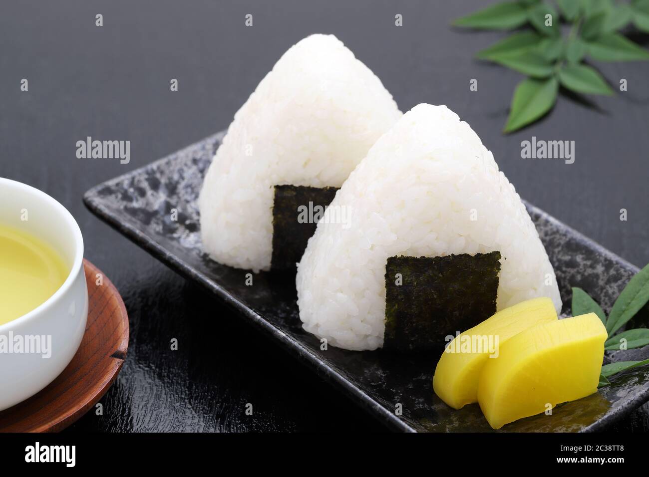 Onigiri, Japanese food, Japanese rice ball, rice triangle with seaweed ...