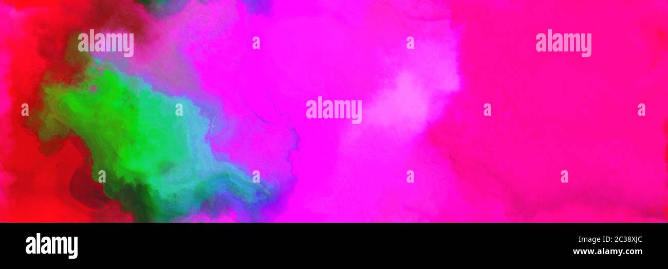 abstract watercolor background with watercolor paint with magenta, sea ...