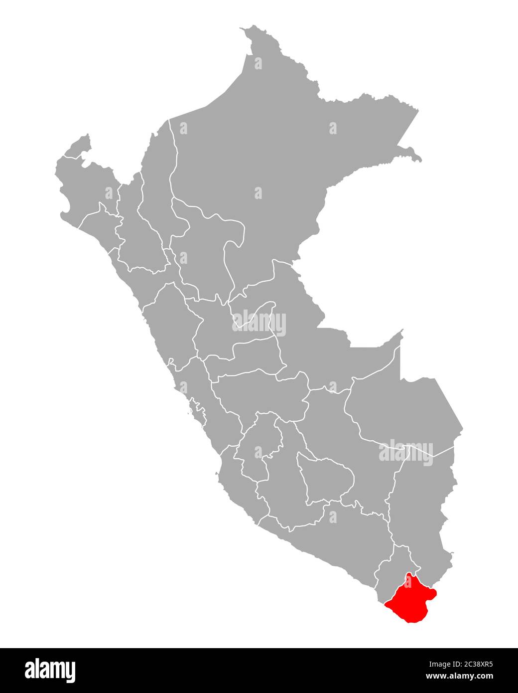 Peru map map in Cut Out Stock Images & Pictures - Alamy