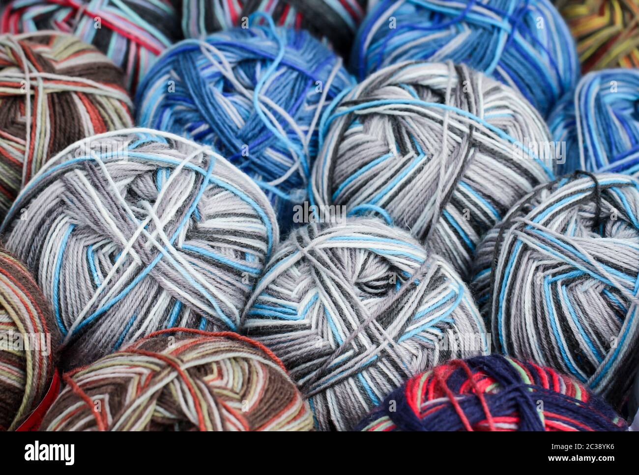 Lots of shades of wool hi-res stock photography and images - Alamy