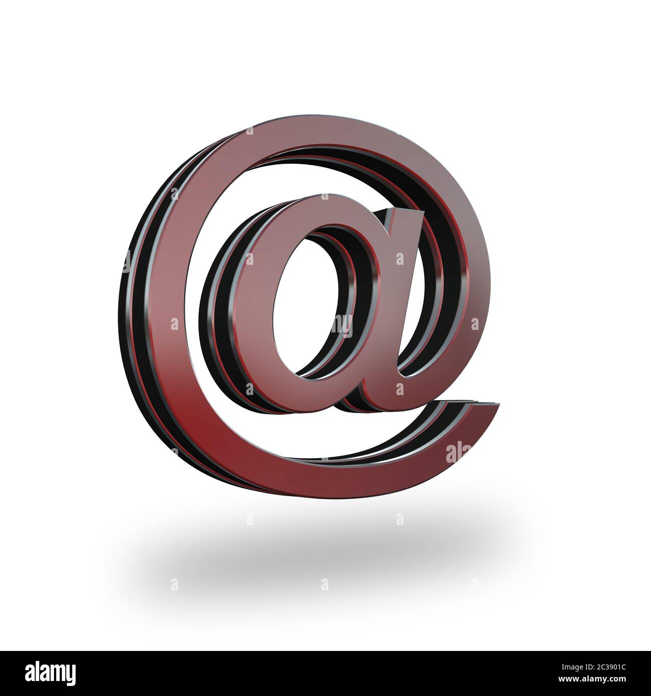 At sign in 3D design Stock Photo - Alamy