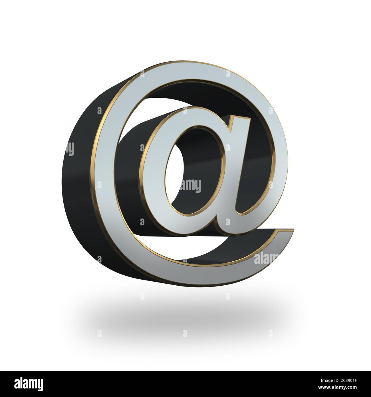 At sign in 3D design Stock Photo - Alamy