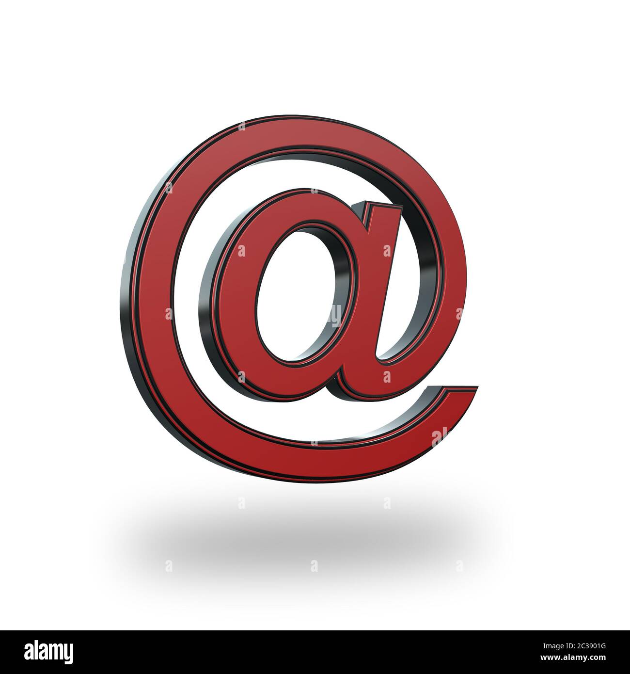 At sign in 3D design Stock Photo - Alamy